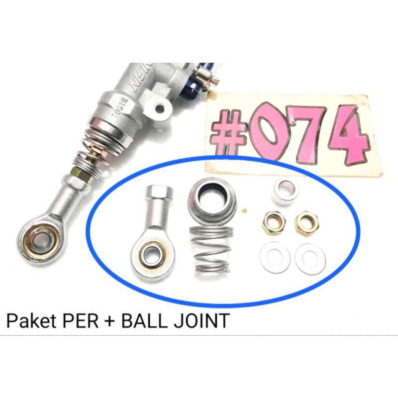 REAR BRAKE MASTER SPRING BALL JOINT BOLT NISSIN ETC UNIVERSAL REAR ...
