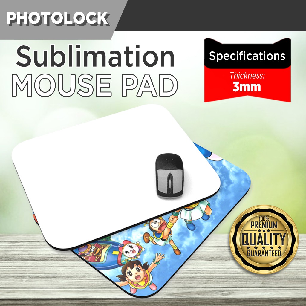Blanks Sublimation Printable Mouse Pad 18x22cm || 5MM / 3MM | Shopee ...