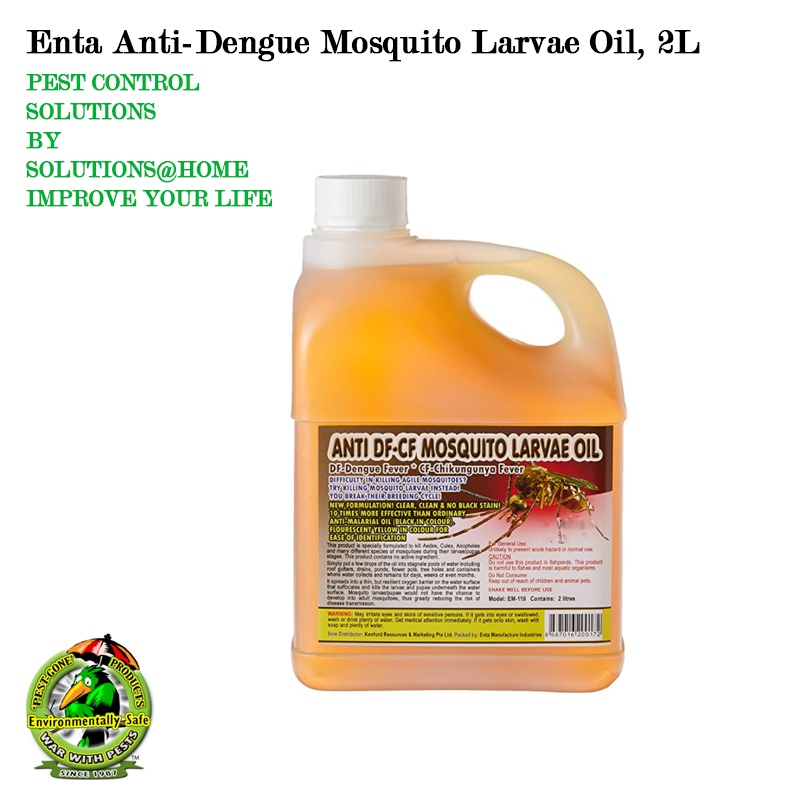 Enta Anti-Dengue Mosquito Larvae Oil Mosquito Oil | Shopee Philippines