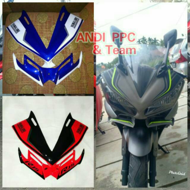Mask& Old yamaha R15 v2 R15 winglet | Shopee Philippines