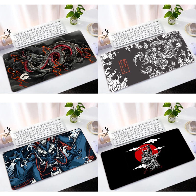 Master of The Devil Japan Mouse Pad Black and White Gaming Keyboard ...
