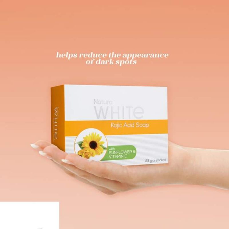 UNO NATURA WHITE KOJIC ACID SOAP(1PC) UNO ORIGINAL WITH SUNFLOWER ...