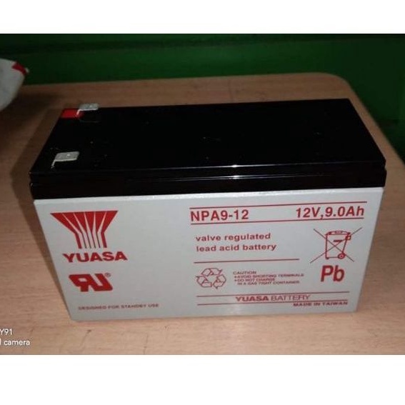 YUASA 9AH 12V NPA9-12 NP9-12 12V 9 Ah NPH9-12 NP9W/12 12V, 36W/Cell ...