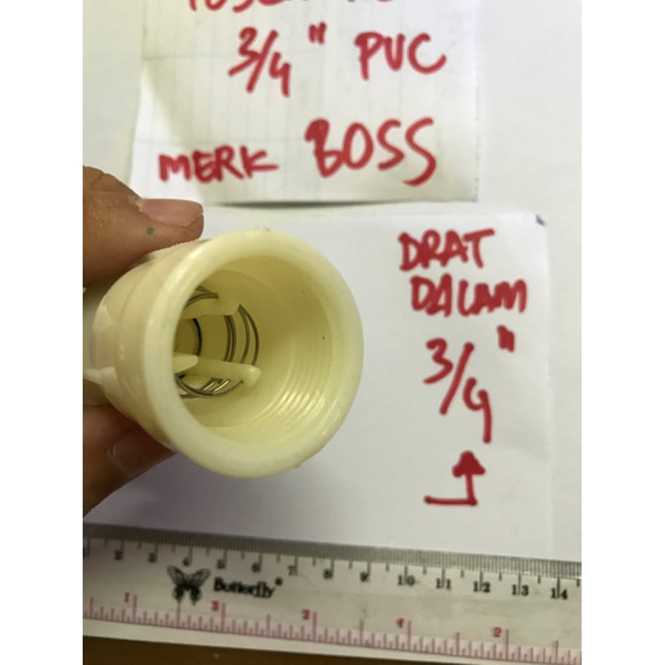 Boss 3rd By 4inch dim 1-way Valve pvc Pipe Connection | Shopee Philippines