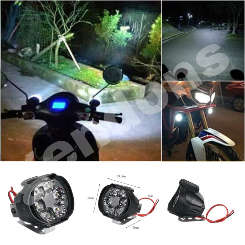 Cree 6-eye LED Shooting Light Bright White Beam 6watt/12Volt DC ...