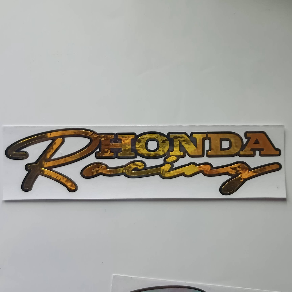 HONDA Racing Decal Cutout Sticker | Shopee Philippines