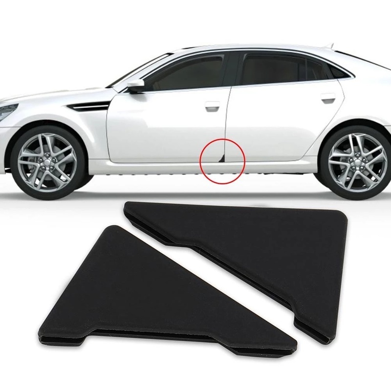 2Pcs Set Car Front Door Corner Silicone Protective Sleeve / Universal ...