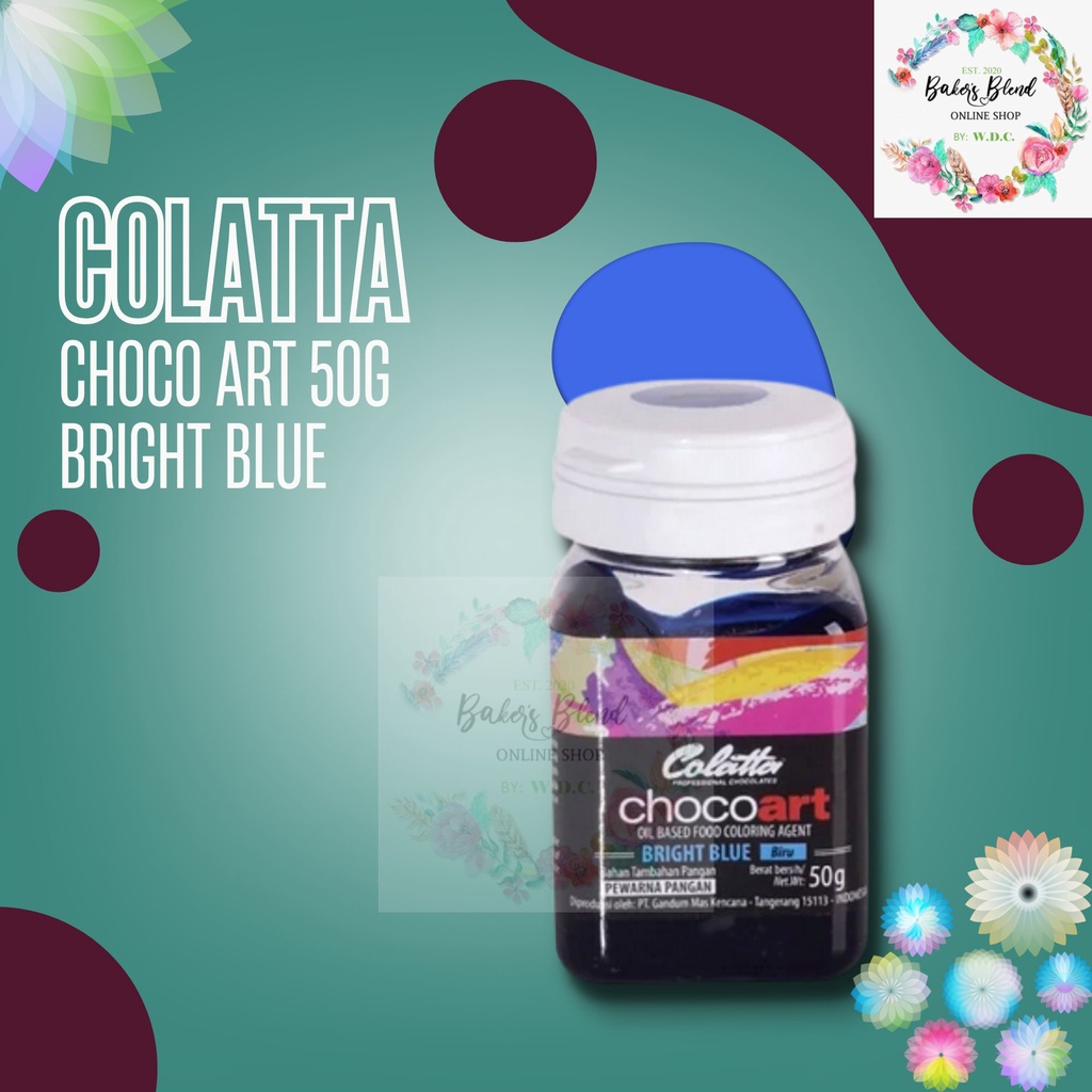 Colatta ChocoArt Oil Based Food Coloring 50grams | Shopee Philippines