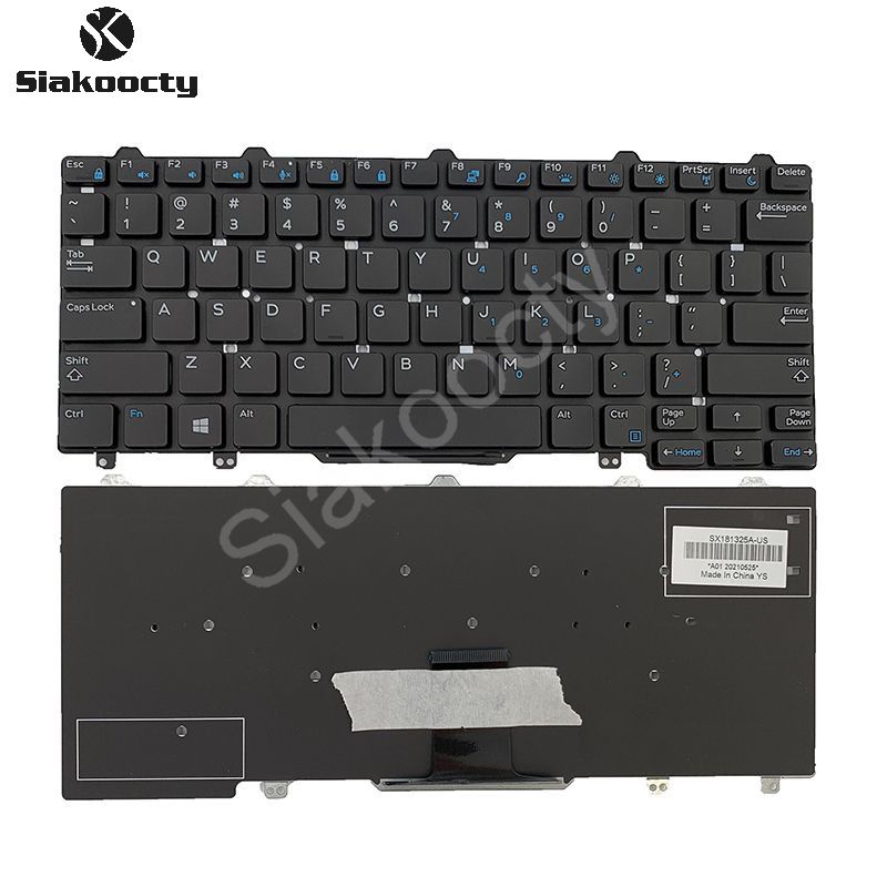 Siakoocty us English Keyboard For Dell Latitude 3150 3160 E5270 E7270 ...