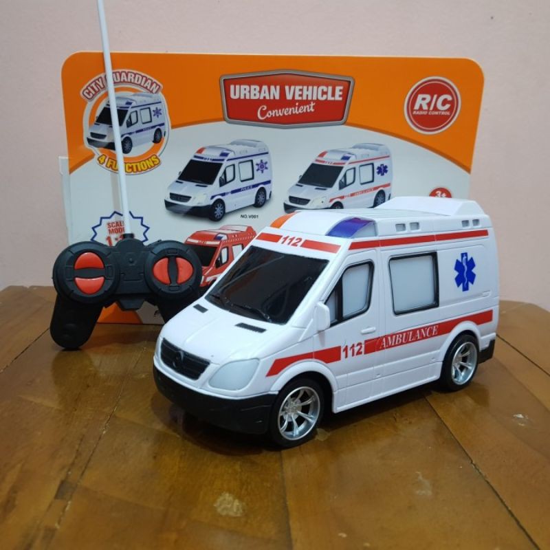 Rc Car Ambulance Toy - Ambulance Car Remote Control Toy | Shopee ...