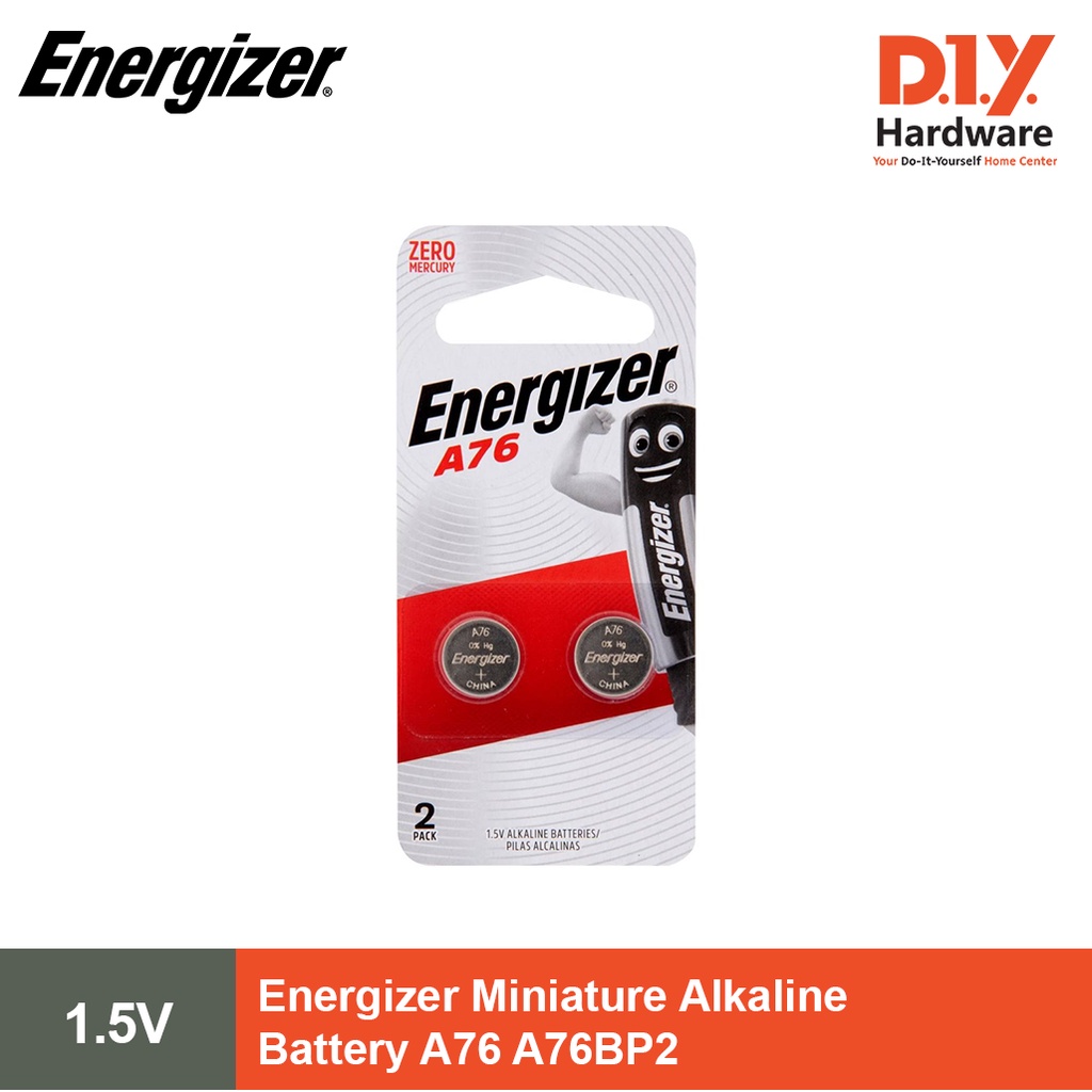Energizer Miniature Alkaline Battery A76 A76BP2 | Shopee Philippines