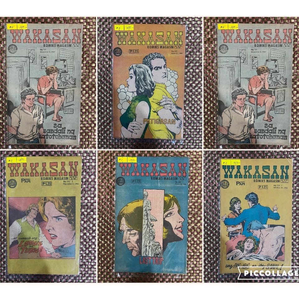 WAKASAN KOMIKS MAGASIN - VINTAGE FILIPINO COMICS | Shopee Philippines