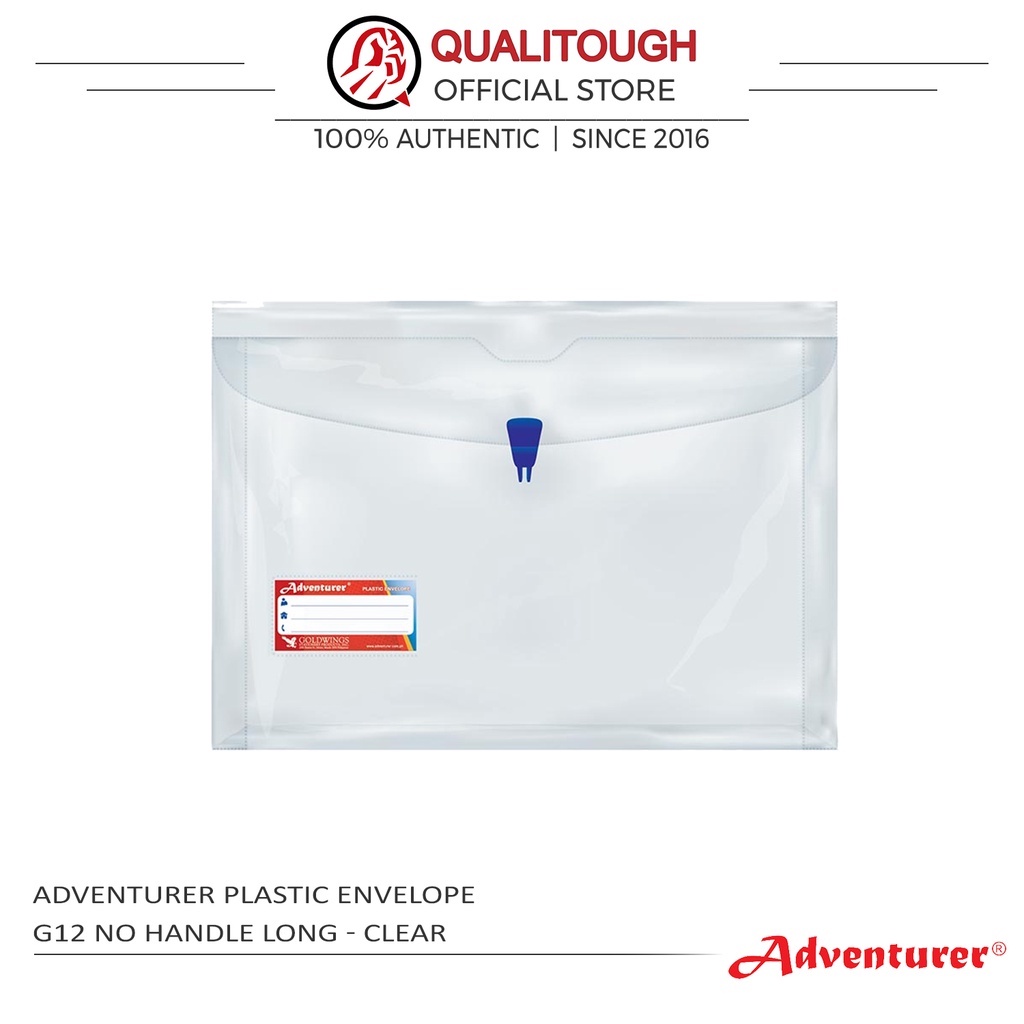 Adventurer plastic envelope G12 no handle long (clear) | Shopee Philippines