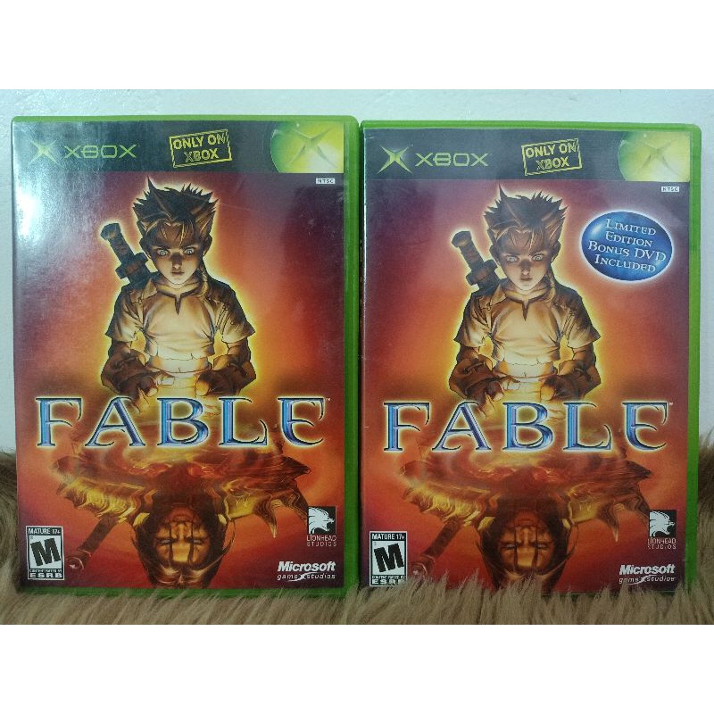 XBOX OG Fable Standard & Limited Edition NTSC | Shopee Philippines