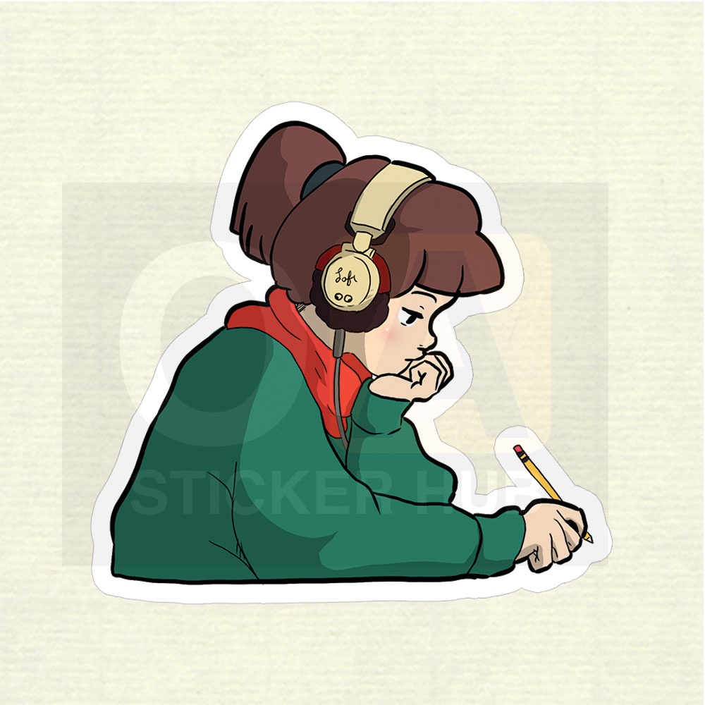 LOFI GIRL FANART STICKER | Shopee Philippines