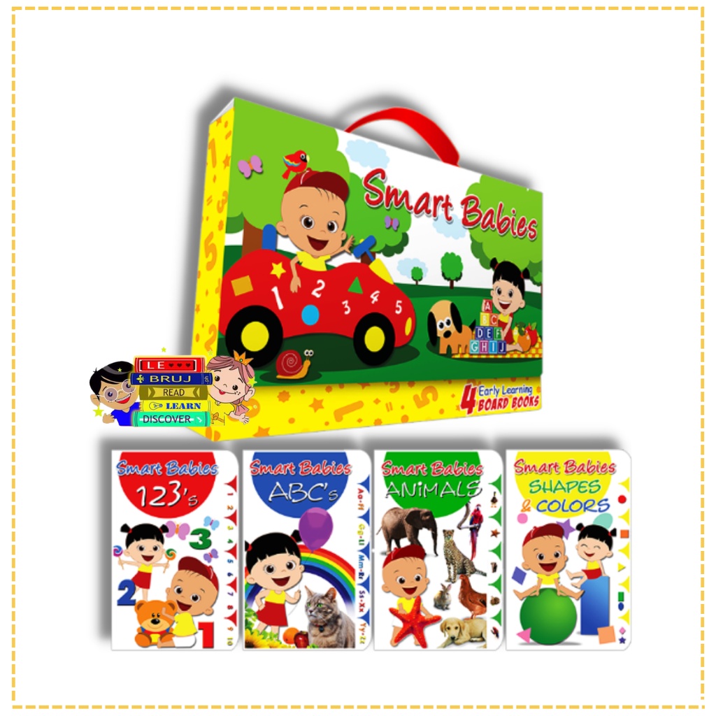 Smart Babies Early Learning Books For Kids Educational ABC Numbers ...