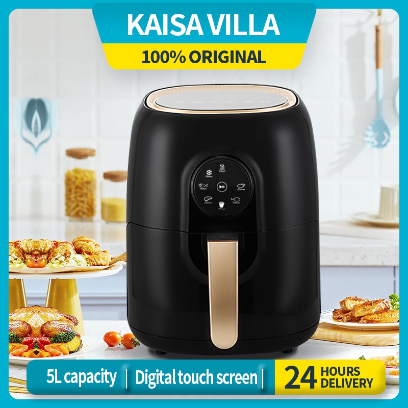 Kaisa Villa air fryer touch screen big capacity oil free air fryer Household fries fryer tools ...