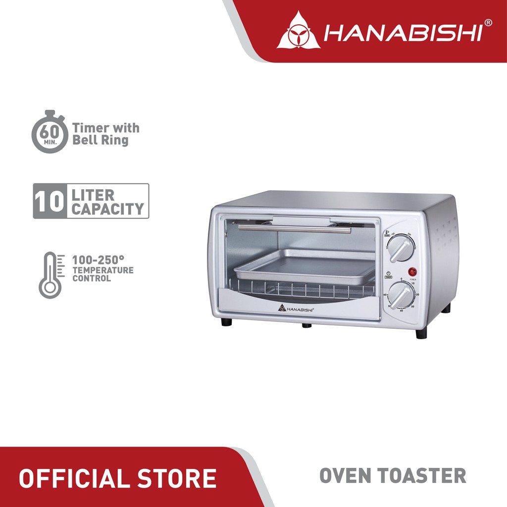 Hanabishi Oven Toaster 10L HEO10PSS | Shopee Philippines