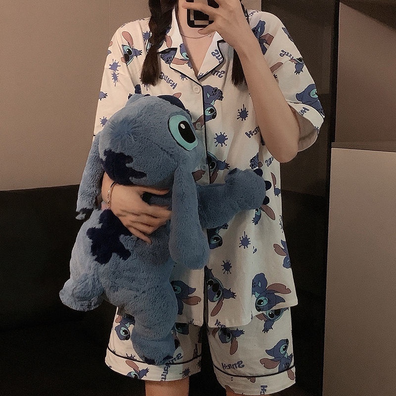 stitch ins Influencer Pajamas Female Students Summer New Style Japanese ...