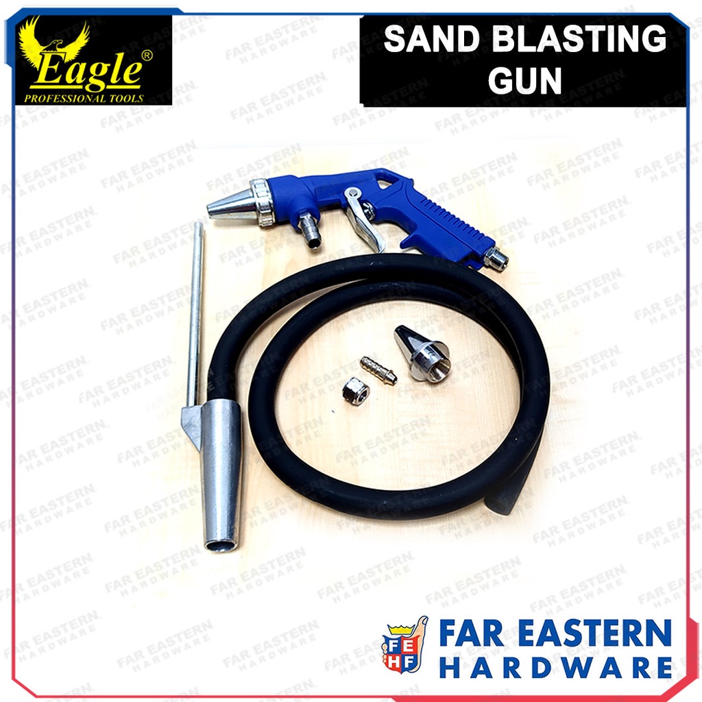 EAGLE Pneumatic Sand Blasting Gun Sandblast | Shopee Philippines
