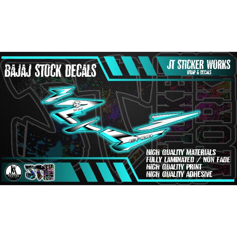 Kawasaki CT100 Bajaj Stock Decals | Shopee Philippines