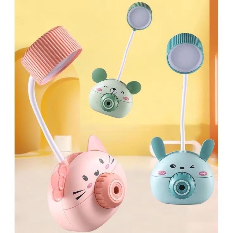 LED mini lamp cute learning lamp cartoon cat lamp student table lamp ...