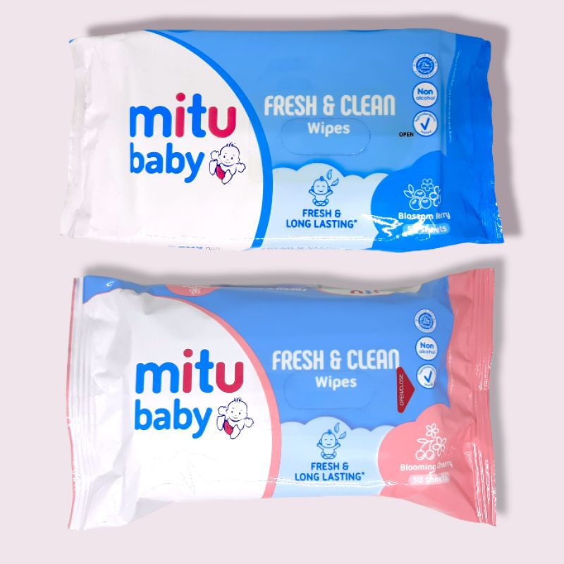 (Exclusive) Mitu Baby Wet Tissue Buy 1 Get 1 Free 50's + 50's - Mitu ...