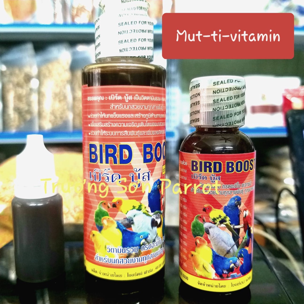 Multivitamin BIRD BOOST Thai specialized for parrots, ornamental birds ...