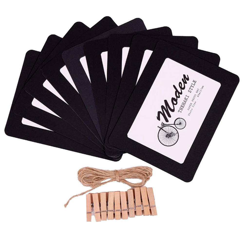 [READY STOCK] Picture Frame with Clips Wall Photo Garland Party ...