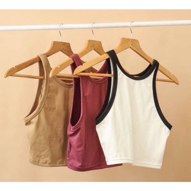 CHIC HALTER TOP FREESIZE | Shopee Philippines