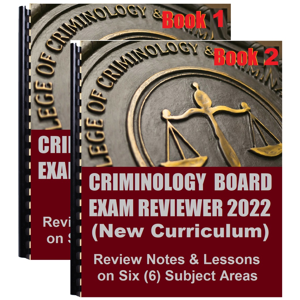Criminology Board Exam Complete Reviewer 2022 New Curriculum | Shopee Philippines