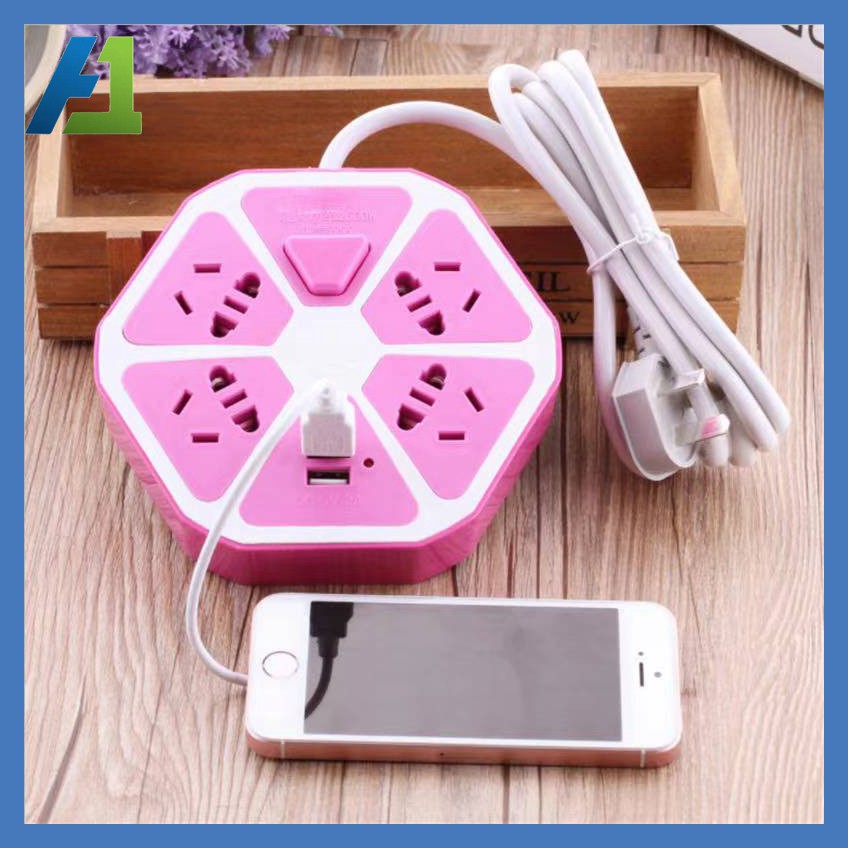 A1 Usb Power Extension Socket-z252 | Shopee Philippines