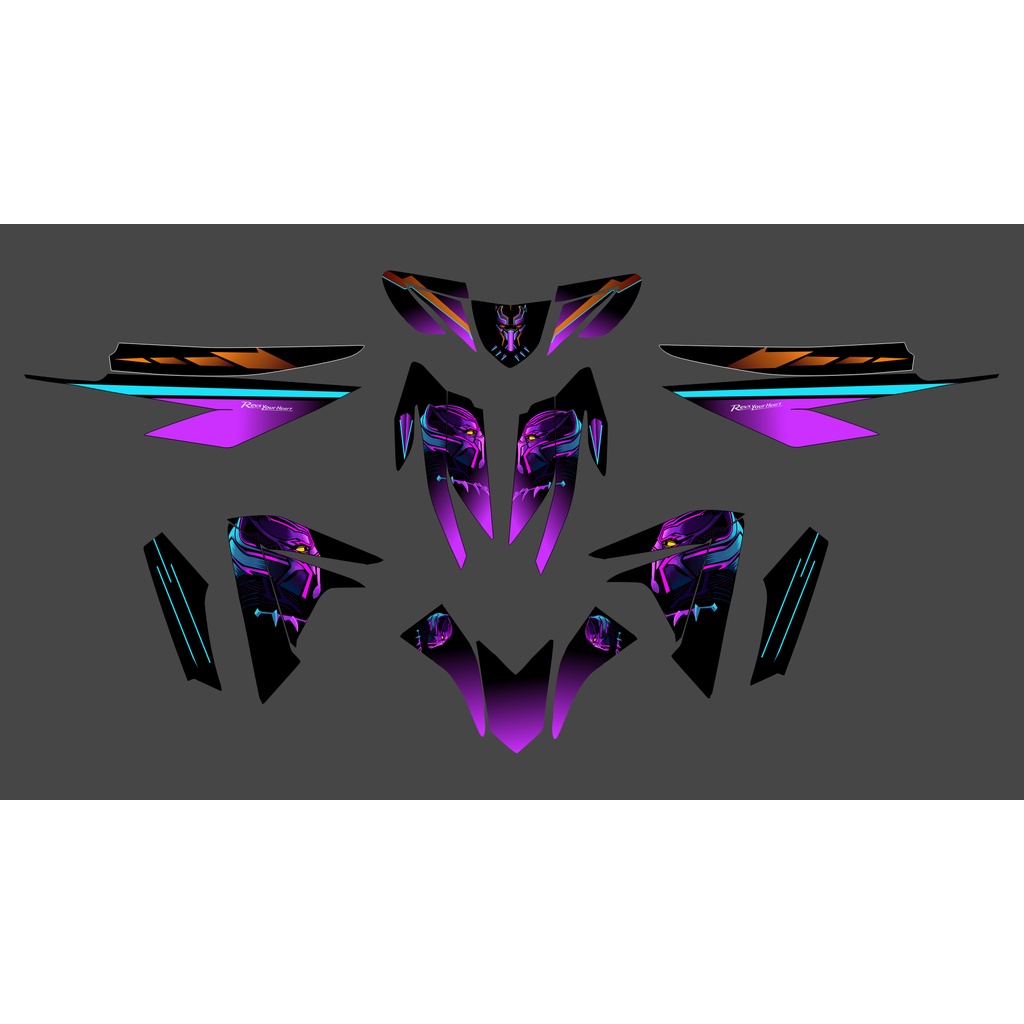 MIO SOUL 125 DECALS LAMINATED | Shopee Philippines