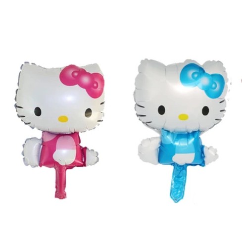 14 inches Cute Sit sideways Hello Kitty KT birthday aluminum foil ...