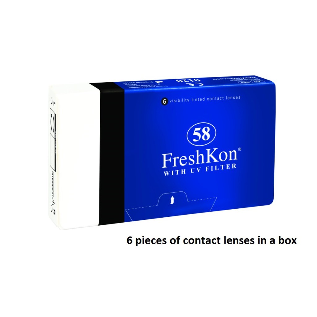 FreshKon Clear Contact Lens - 3 Pairs (Monthly Disposable) | Shopee ...