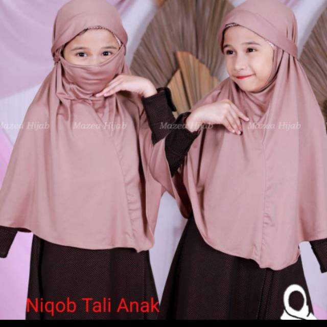 Niqab Hijab for Children Ages 3-7 years all sizes | Shopee Philippines