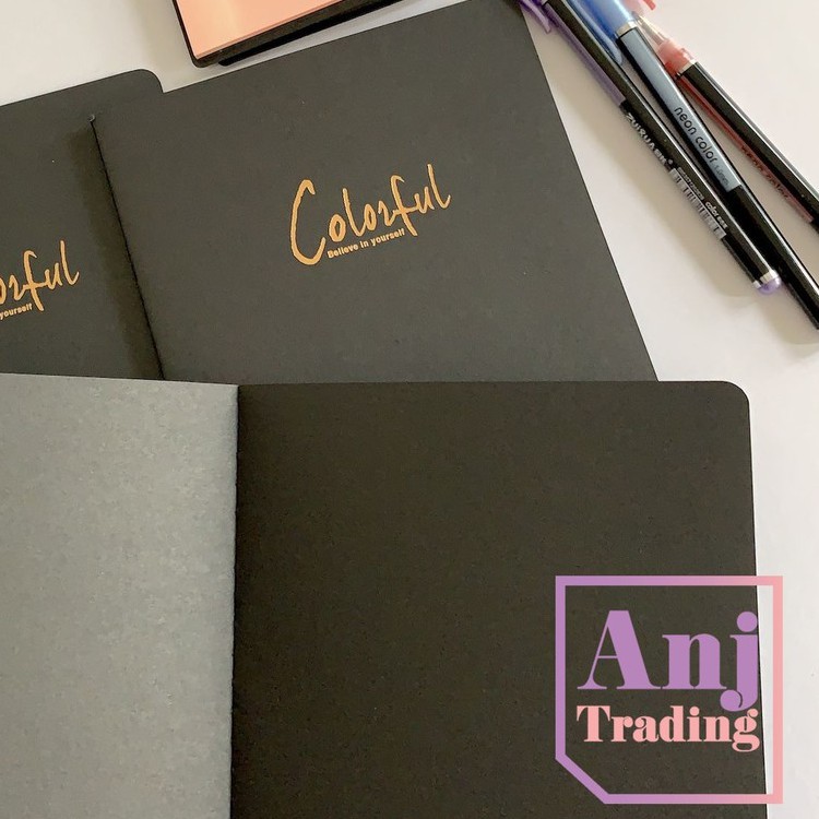 Black Notebook A5 and size 1pc | Shopee Philippines