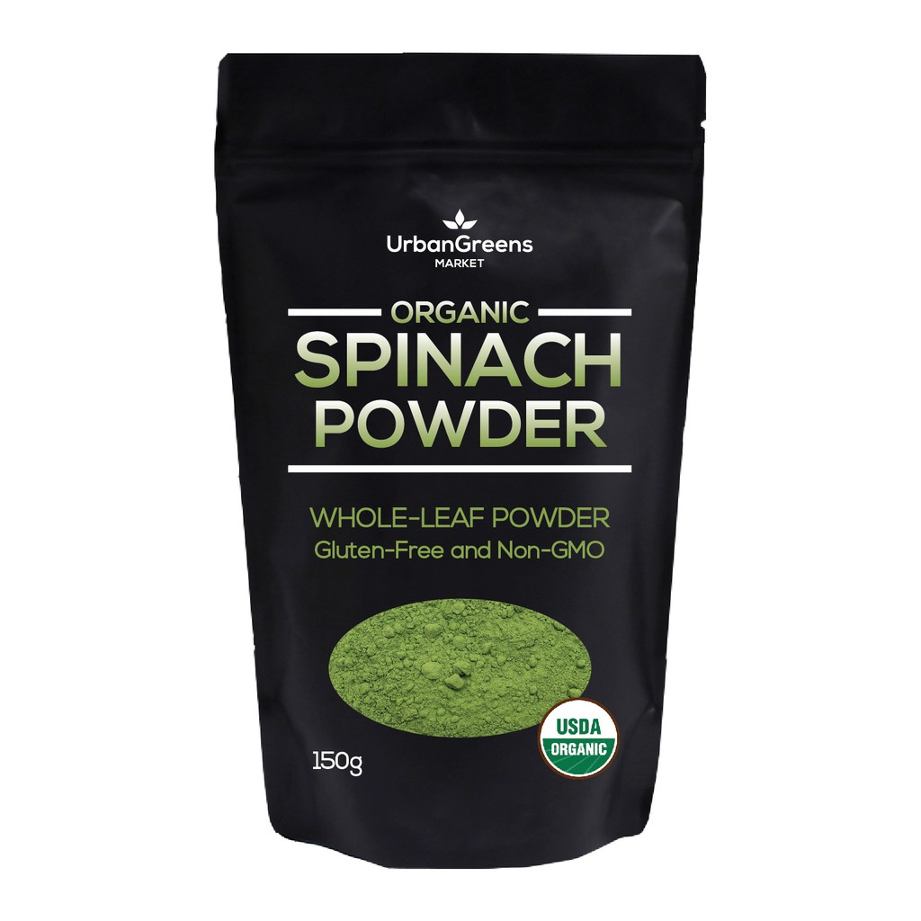 UrbanGreens Market Organic Spinach Powder, 100% Pure and Natural, No ...