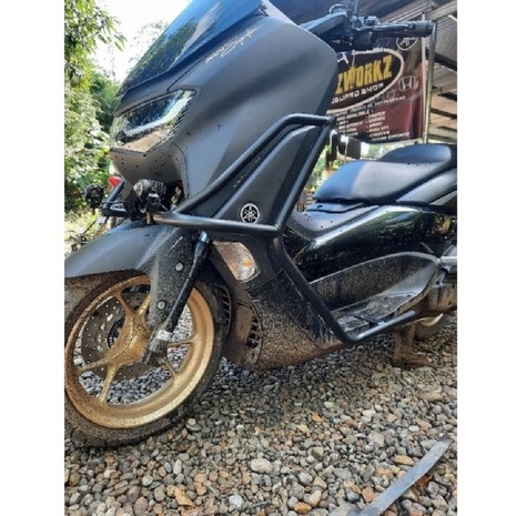 NMAX 155 Crash Guard with BUILT in LED BRACKET | Shopee Philippines