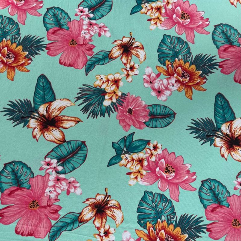 TELA MANILA Cotton Spandex per Yard Fabric Tela Cloth Stretchable ...