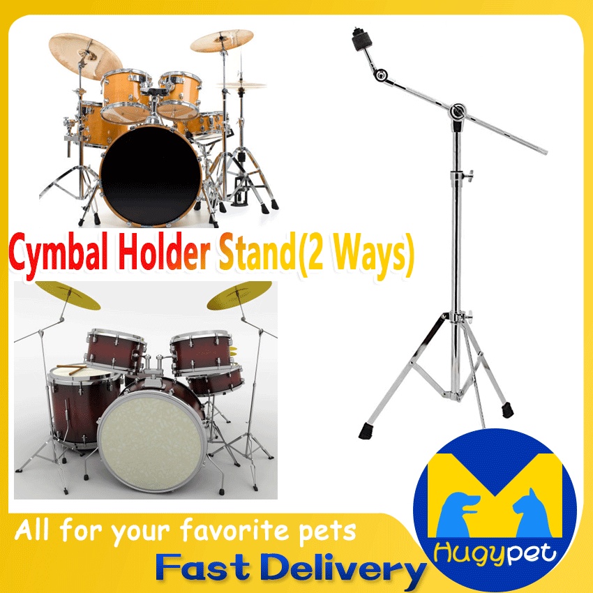 Metal Adjustment Foldable Floor Cymbal Triangle Bracket Stand Holder ...