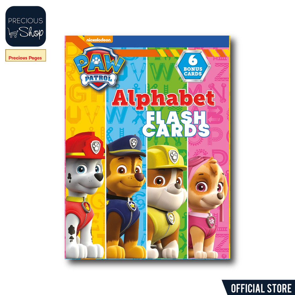 Paw Patrol Alphabet Flash Cards | Shopee Philippines