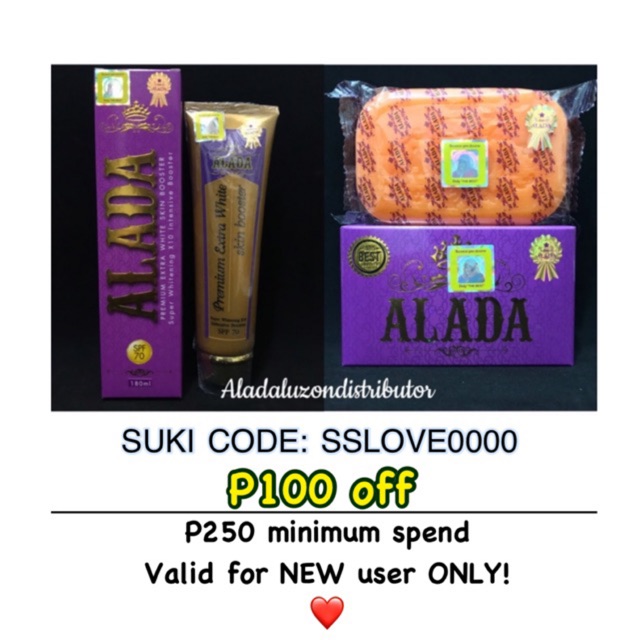 Alada Booster 180ml + Alads Soap 160gms | Shopee Philippines