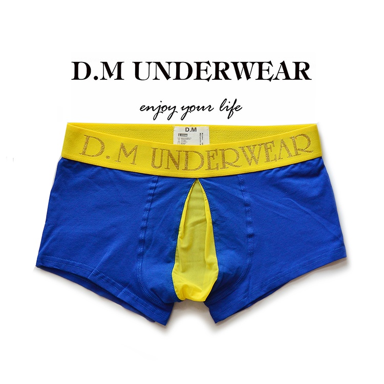 D.M Men's Low Waist Mesh Boxer Transparent Open Trendy Boxers Cotton ...