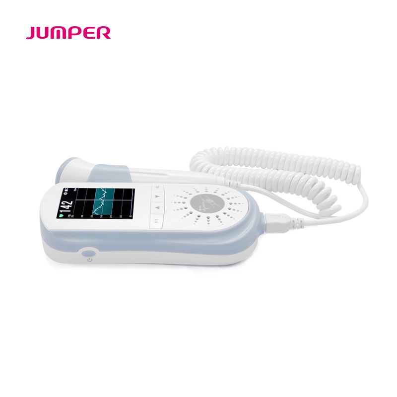 JUMPER Fetal Doppler 100E Fetal Heartbeat Detector Baby Heart Rate ...