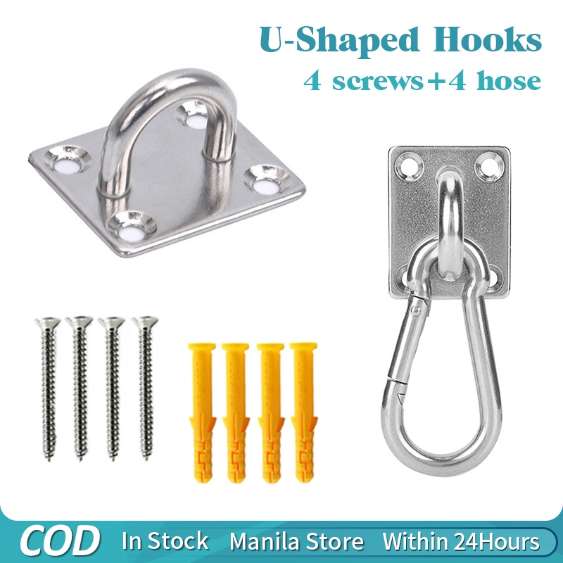 Stainless Steel Ceiling Hook Suspended Ceiling Wall Mount U-Shaped ...