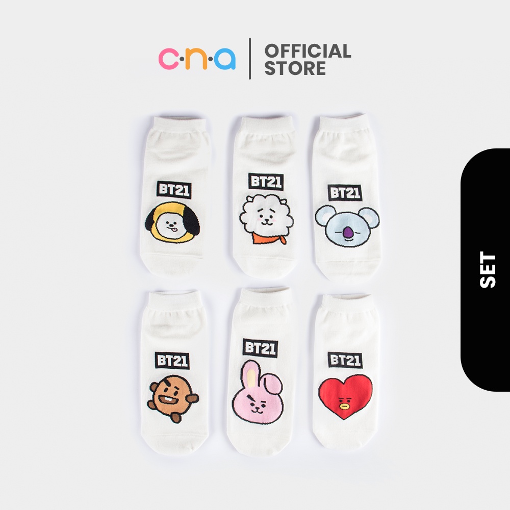 CNA BT21 - Emoji Kpop Ankle Socks | Shopee Philippines