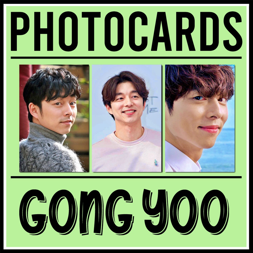 Gong Yoo Photocards (400 gsm) | Shopee Philippines