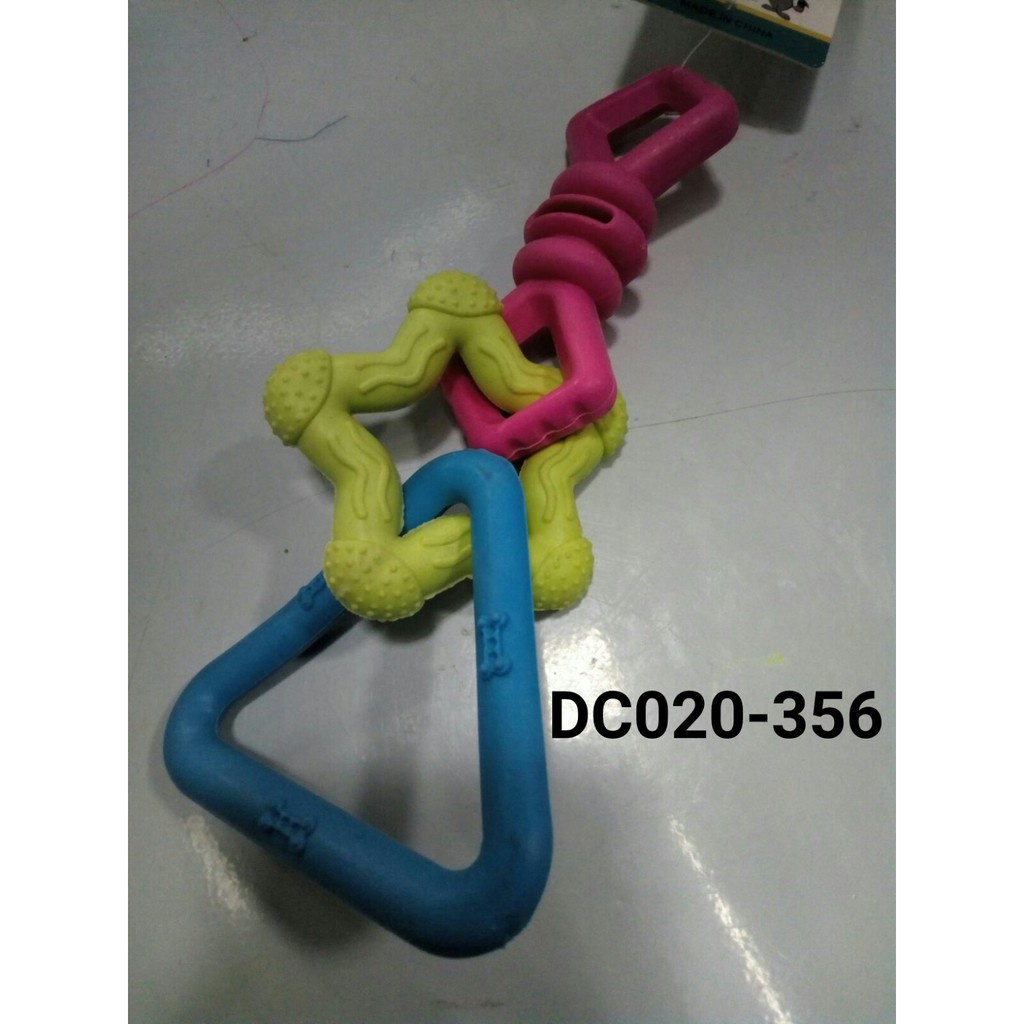 CP 3 IN 1 RUBBER TOY TRIANGLE&STAR&KNOT (DC020-356) | Shopee Philippines