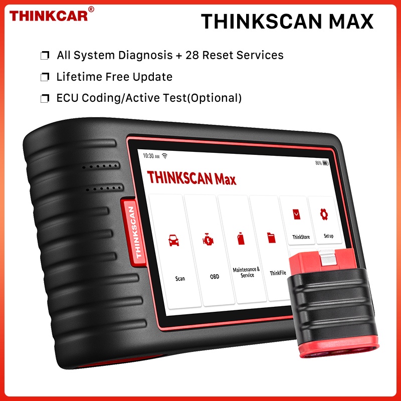 Thinkcar Thinkscan Max OBD2 Diagnostic Tool Professional OBD2 Scanner ...